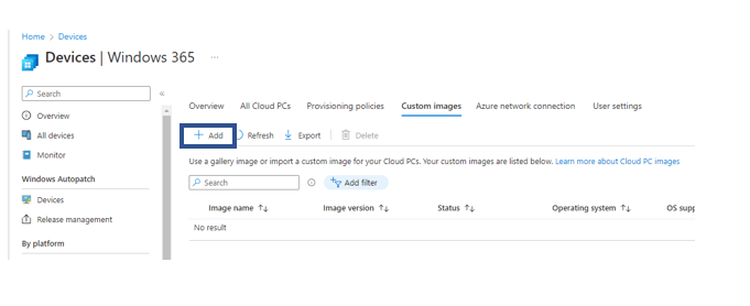 Building a Windows 365 Custom Image